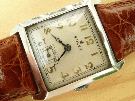 Rolex tank in Snowite 1929 | Vintage Watches